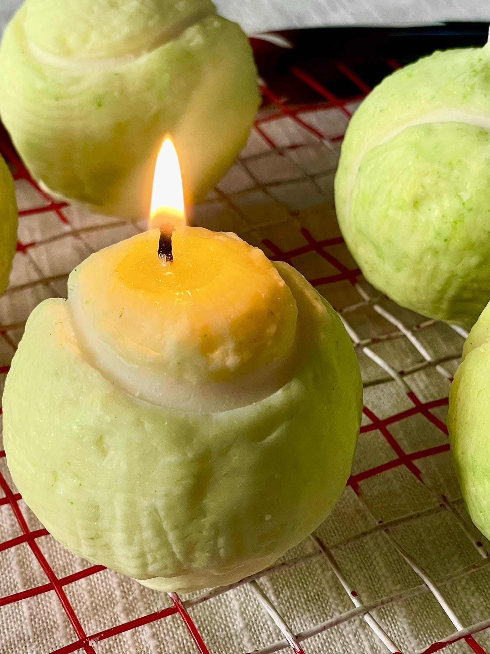 Set of 3 Tennis Ball Soy Wax Candles: Sports Lover Gift in Repurposed ...