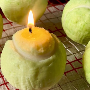 Set of 3 Tennis Ball Soy Wax Candles: Sports Lover Gift in Repurposed ...
