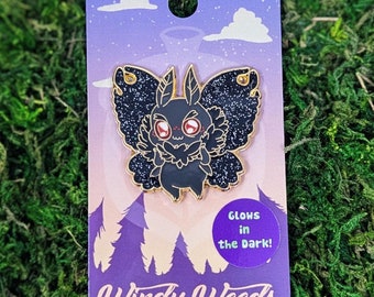 Mothman Enamel Pin - Etsy