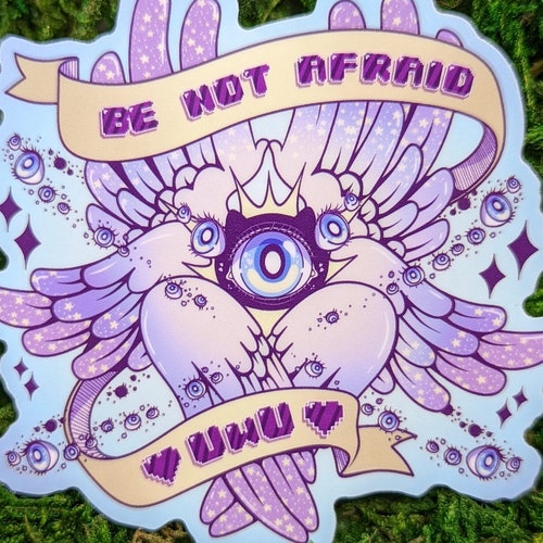 Ophanim Biblical Angel Eyes Sticker. Mirror Gold Vinyl | Etsy