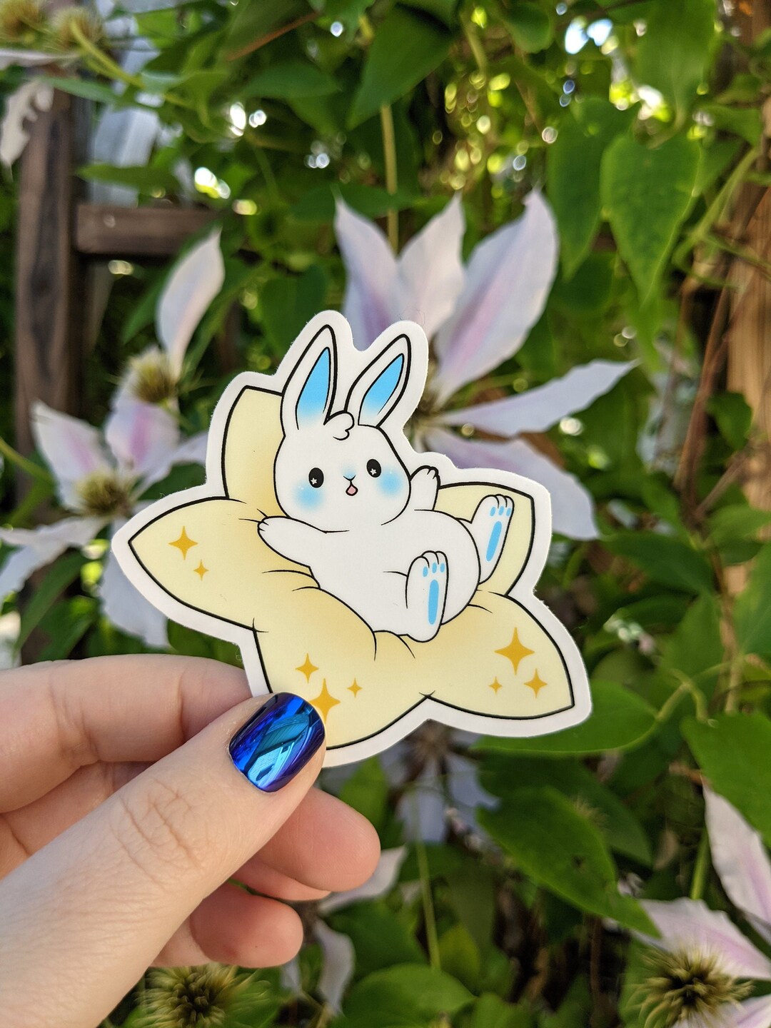 Mochi Bunny Sticker - Etsy