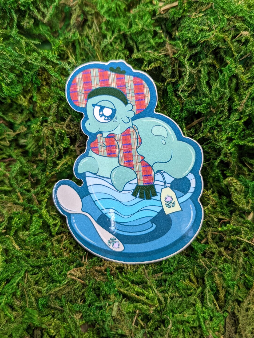 Nessie Ness Tea Vinyl Sticker - Etsy