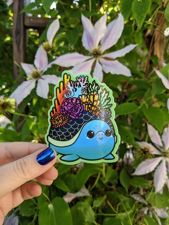 Sea Turtle Biome Sticker | Etsy
