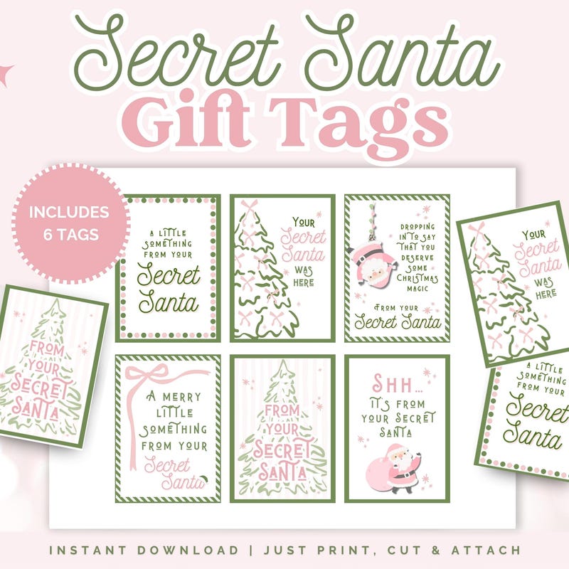 Pink Sparkly Gift Tags - 60+ Gift Ideas for 2026