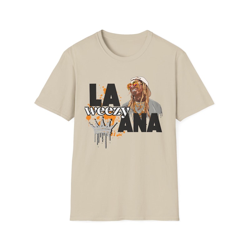 LA Weezy ANA Rapper Graphic T-shirt | Louisiana Hip Hop Crown Drip Tee ...
