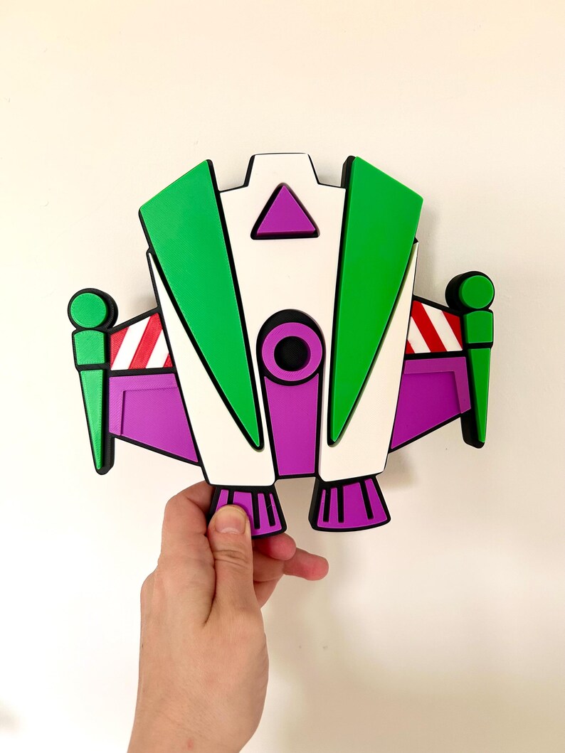 3D Printed Buzz Lightyear Jetpack Wall Decor | Toy Srory Inspired Room ...