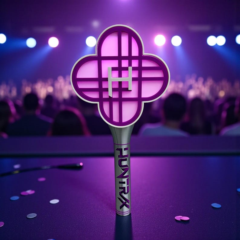 K-pop Demon Hunters Huntrix RGB Light Stick | Fan Concert Wand - Etsy