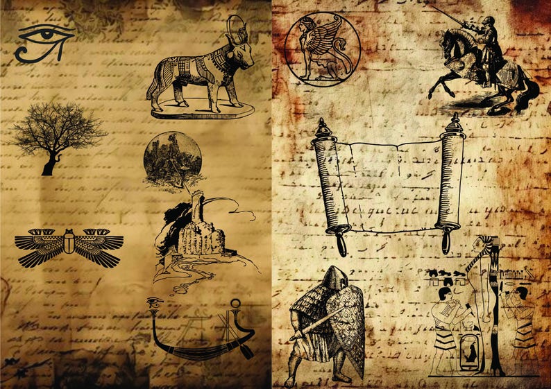 Greek Mythology Digital Journal | Printable Ancient Gods Junk Journal ...