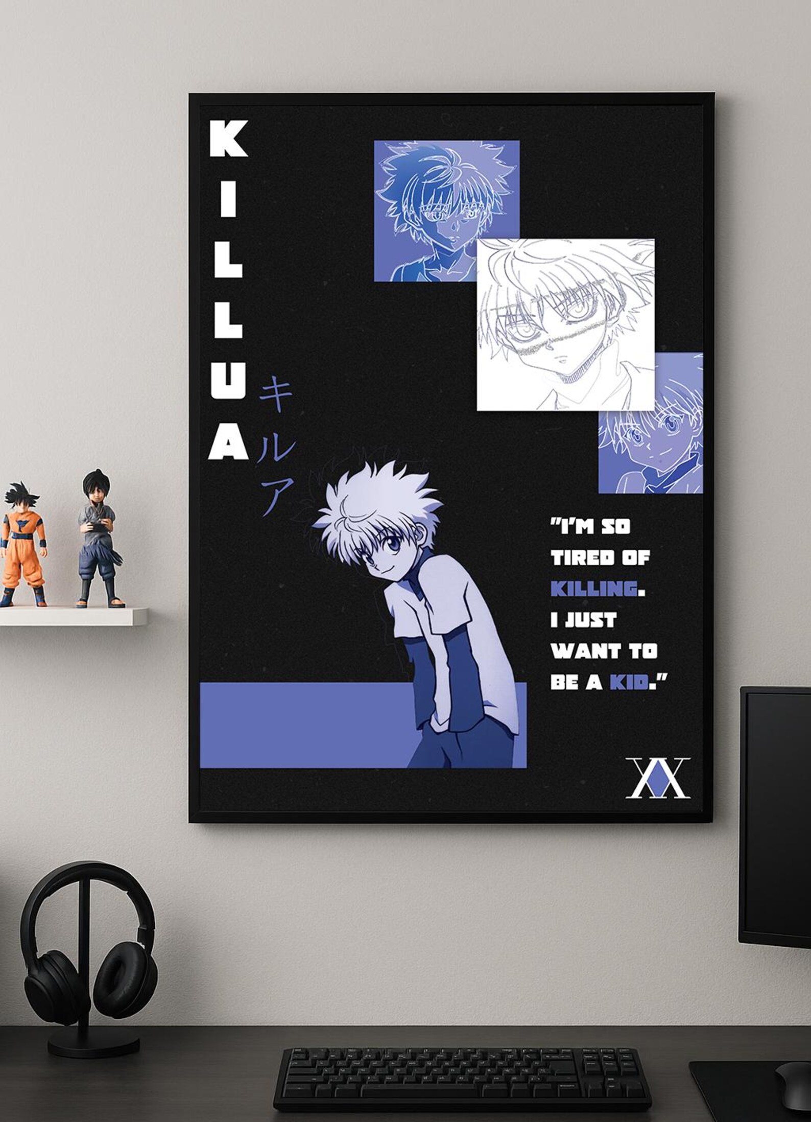 Killua Poster (the Hunter X Hunter Collection) – Ledavidsart - Etsy