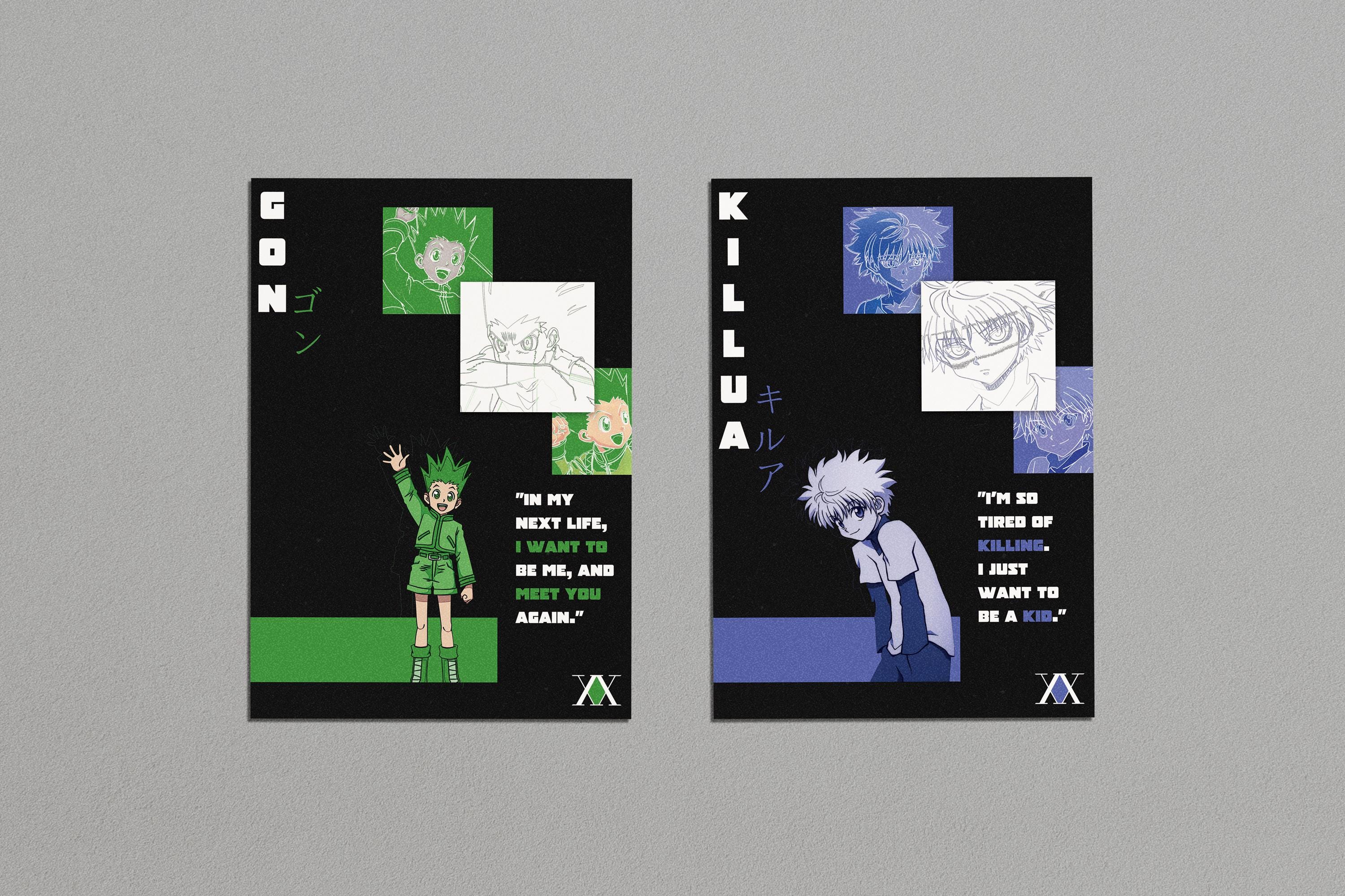 Killua Poster (the Hunter X Hunter Collection) – Ledavidsart - Etsy