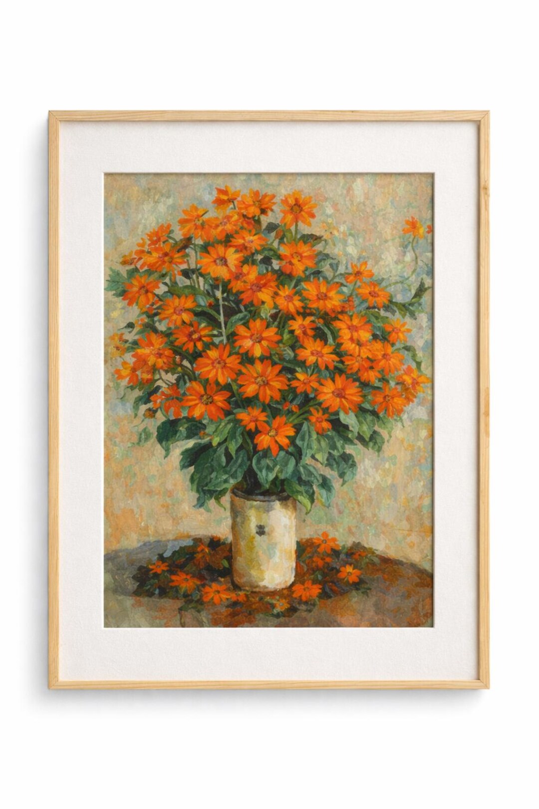 Golden Bloom Still Life - Etsy