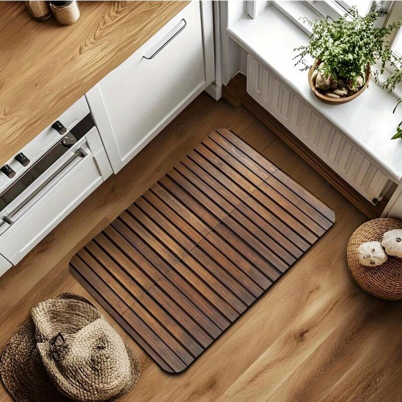 Wood Bath Mat - Etsy