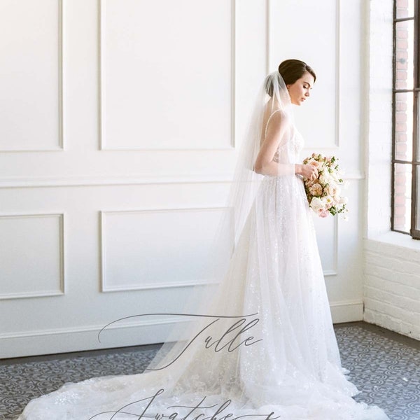 Silk Tulle Veil - Etsy