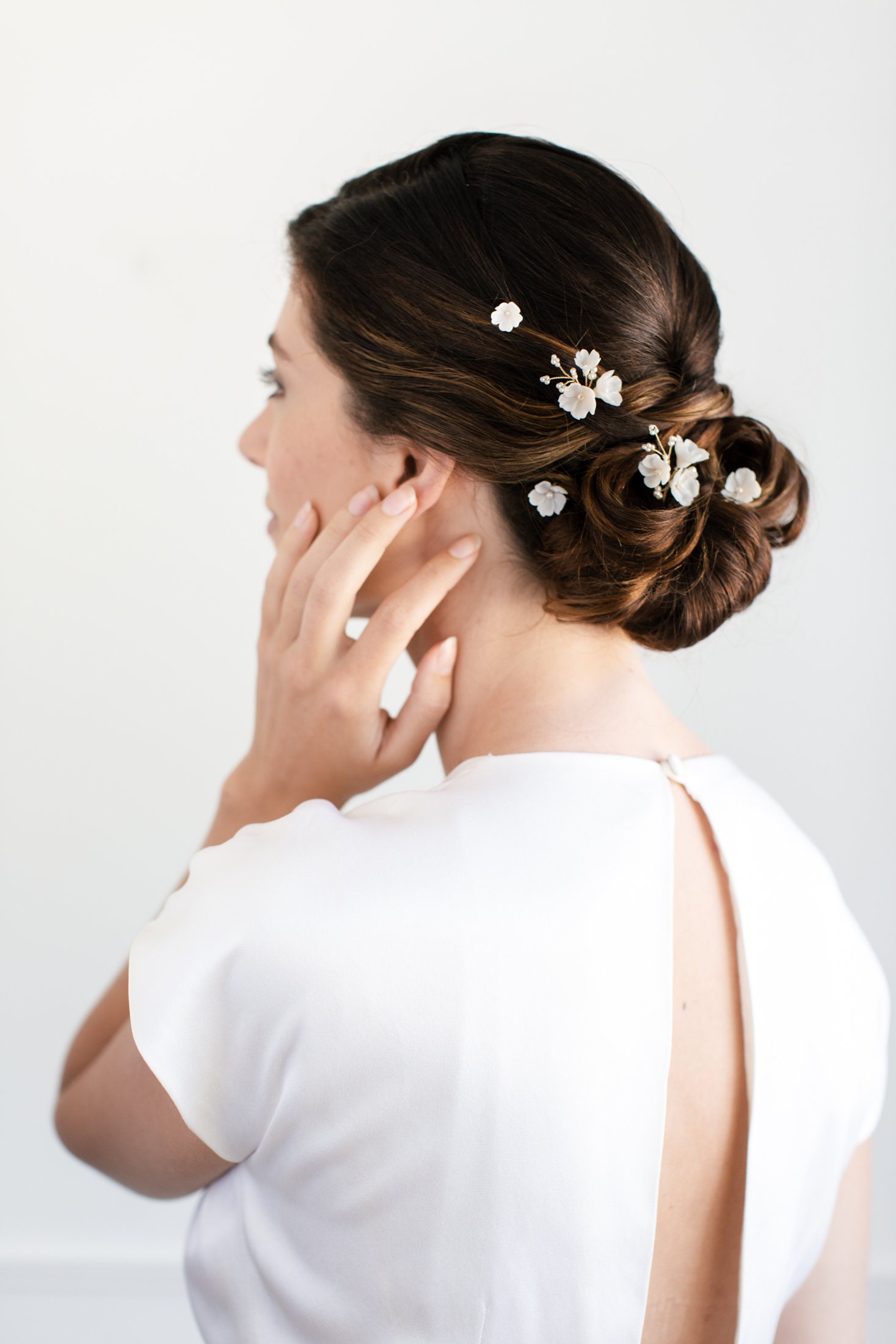 A SPRING AFFAIR Floral Bridal Hair Pins Wedding Hair Pins - Etsy Australia