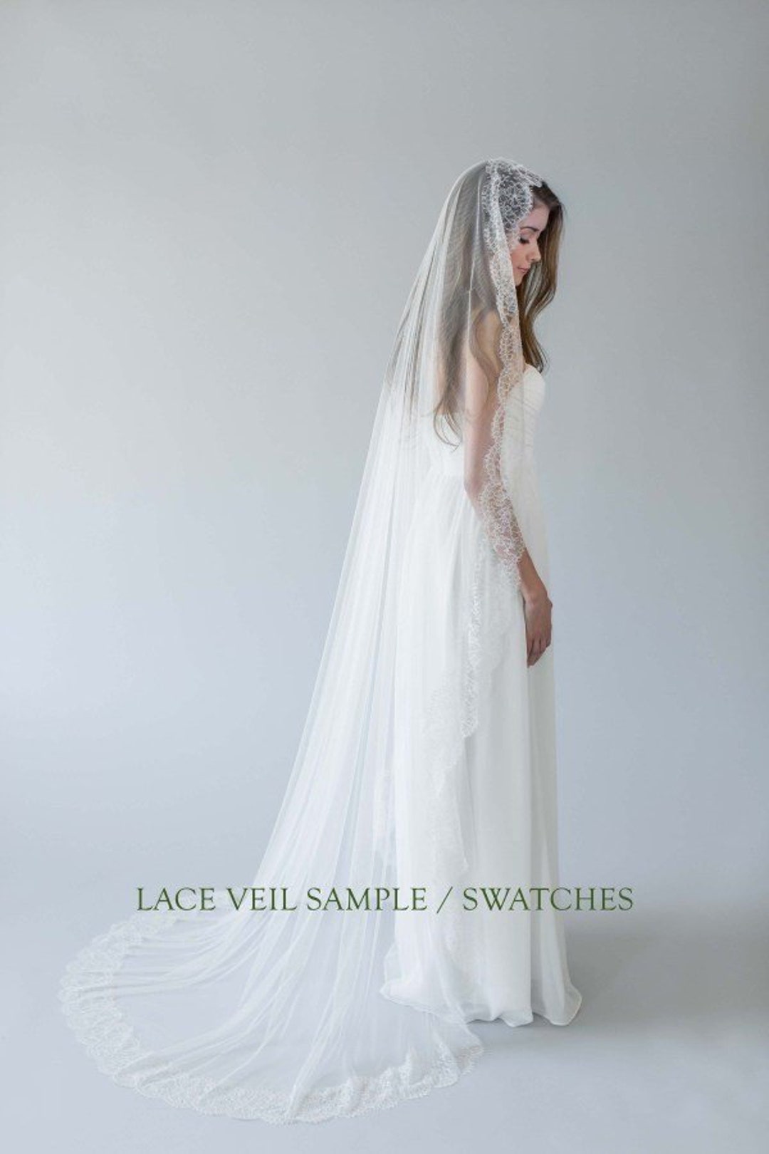 Lace Veil Fabric Swatches, Lace Veil Fabric Sample, Lace Veil Sample ...