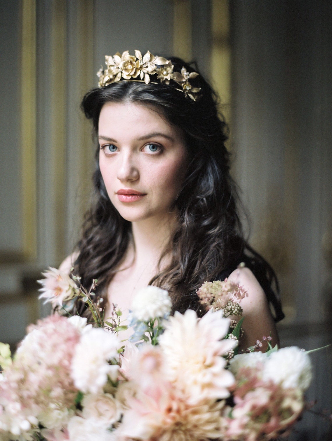 MARIE COURONNE Wedding Crown Statement Crown Bridal Tiara | Etsy