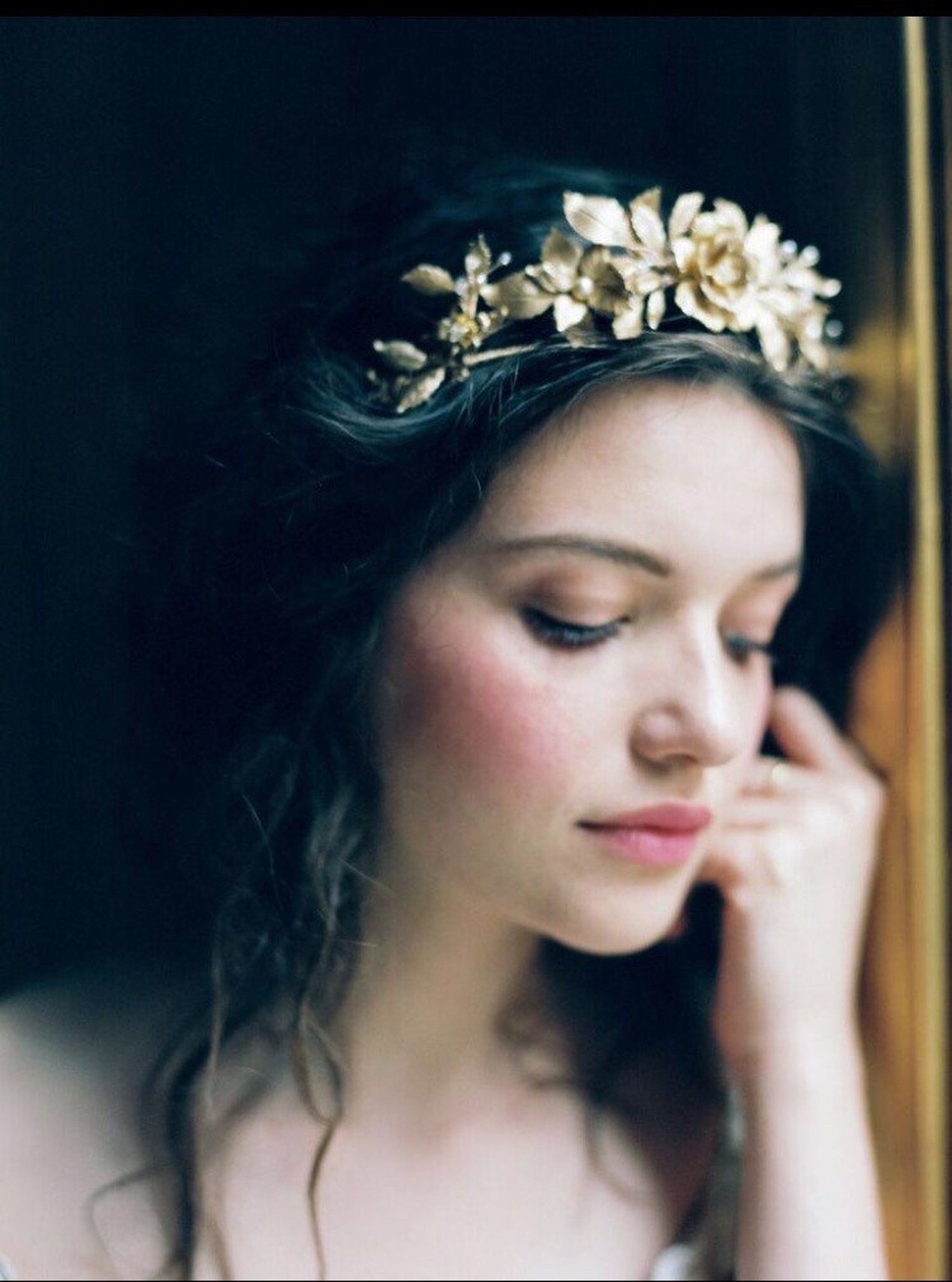 MARIE COURONNE Wedding Crown Statement Crown Bridal Tiara - Etsy Australia