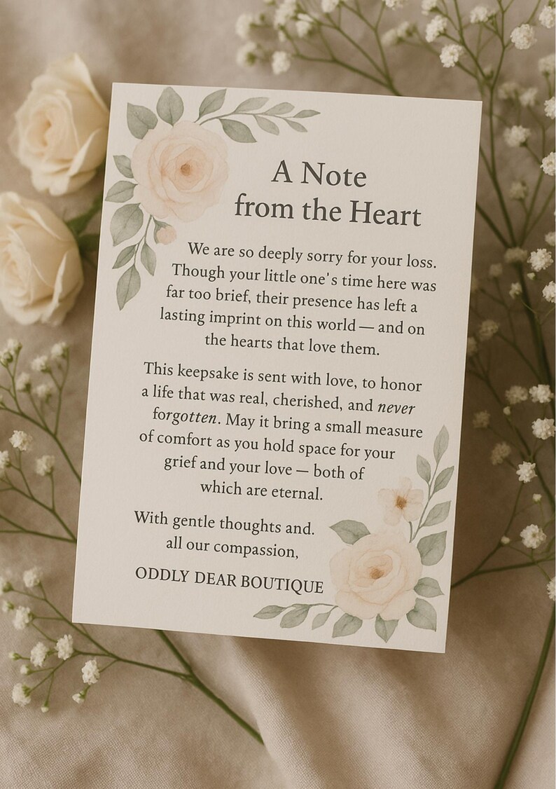 Miscarriage/stillbirth Baby Loss Poem | Infant Memorial| Grief Gift ...
