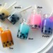 Miniature Boba Tea, Set of 2, Hot Coffee, Drinks Cabochons Dollhouse ...
