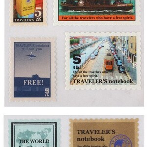 4 Sheets Vintage Postal Stamps Sticker Set Paper Deco SS3 - Etsy