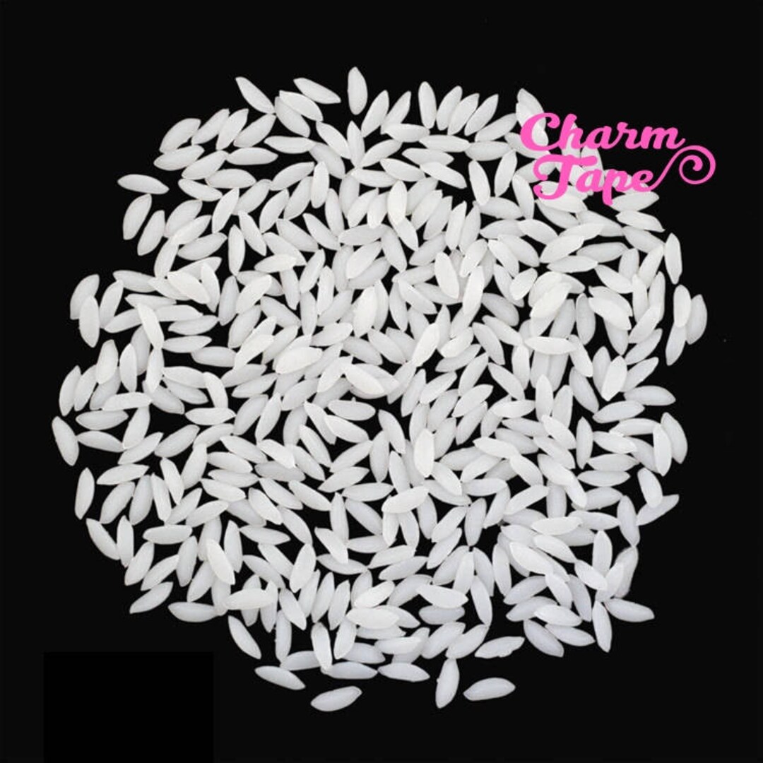 Fake Rice / White Rice / Fake Food 20 Grams Tiny Decoden Faux Miniature ...
