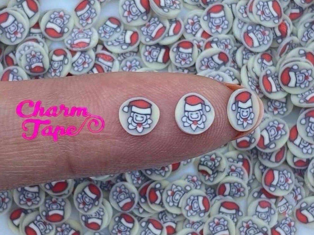 Festive Elf Slice Fake Sprinkle Elves Confetti Polymer Clay Fimo ...