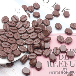Fake Faux Coffee Beans Cabochon Cab Flat Back M031 - Etsy