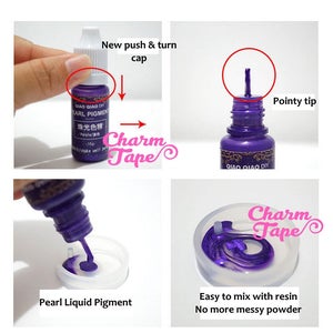 Resin Pearl Color Pigment Colorant Pigment Dye for Resin Coloring 10g ...