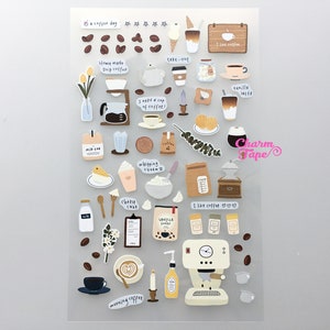 Coffee Lover Sticker 1 Sheets by Suatelier SS1042 I Like Coffee - Etsy