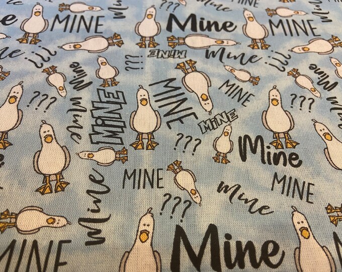 Mine Seagull Fabric - Etsy