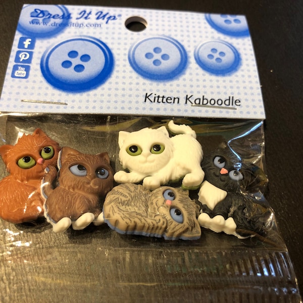 Cat Buttons - Etsy