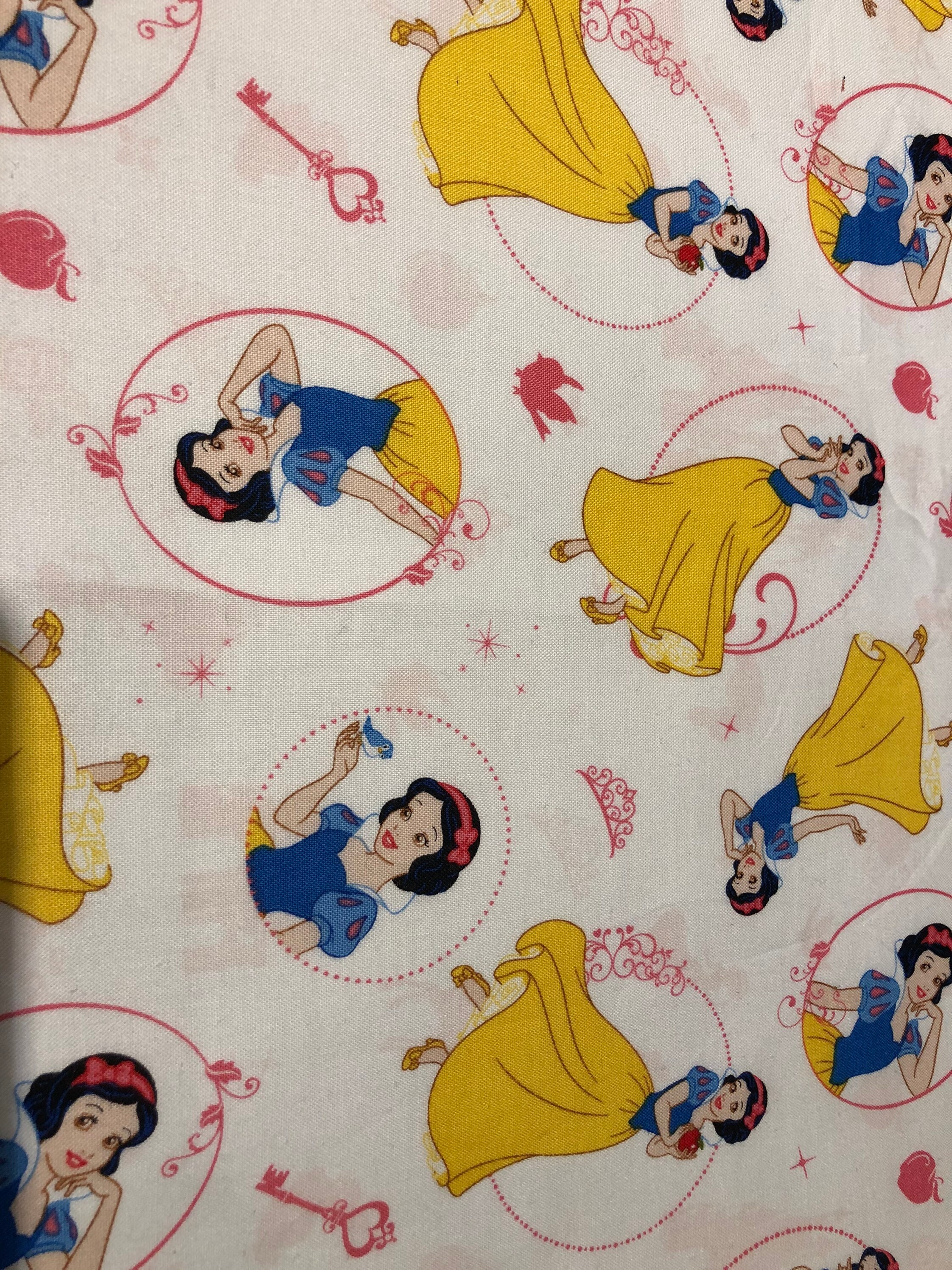 Snow White Word Fabric
