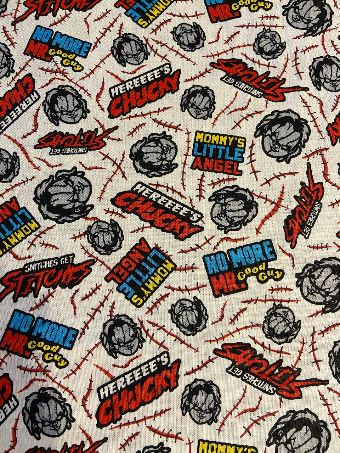 Chucky Fabric - Etsy