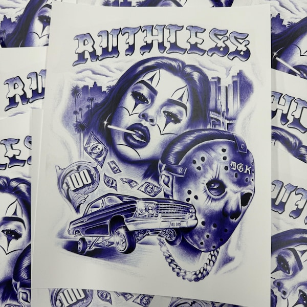 Chicano Pen Art - Etsy