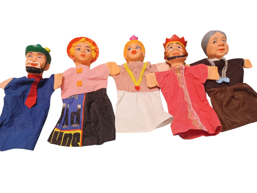 Vintage Hand Puppets - Etsy
