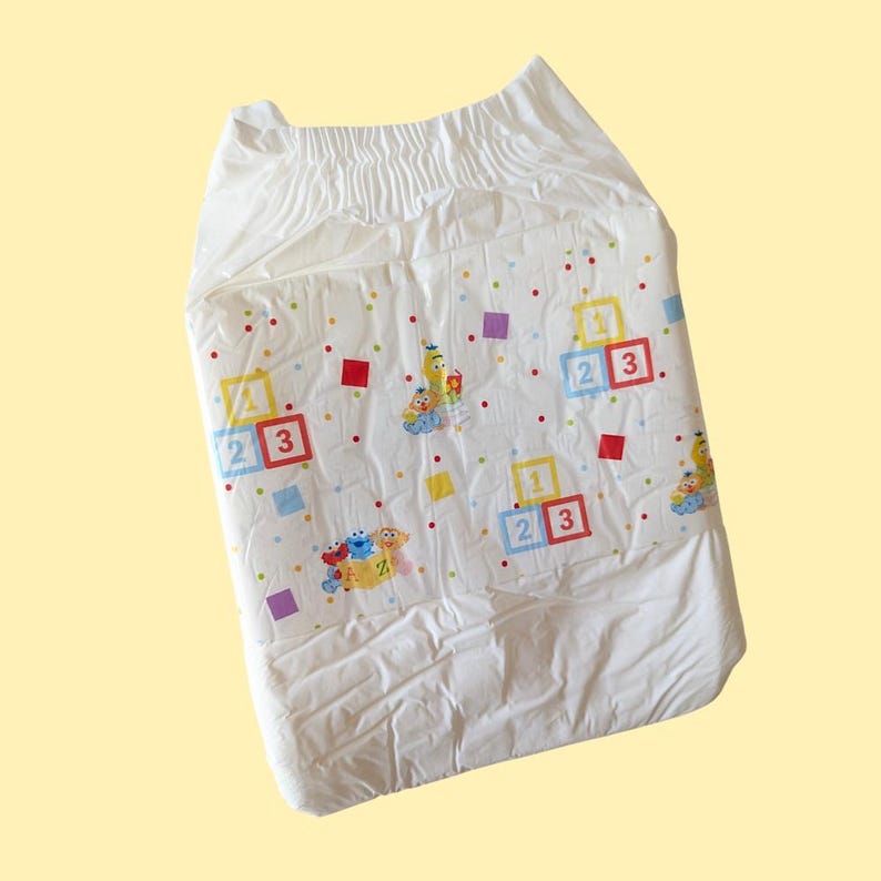 ABDL Vintage Inspired ABC 123 Cartoon Clear Diaper Nappy Tapes - Etsy