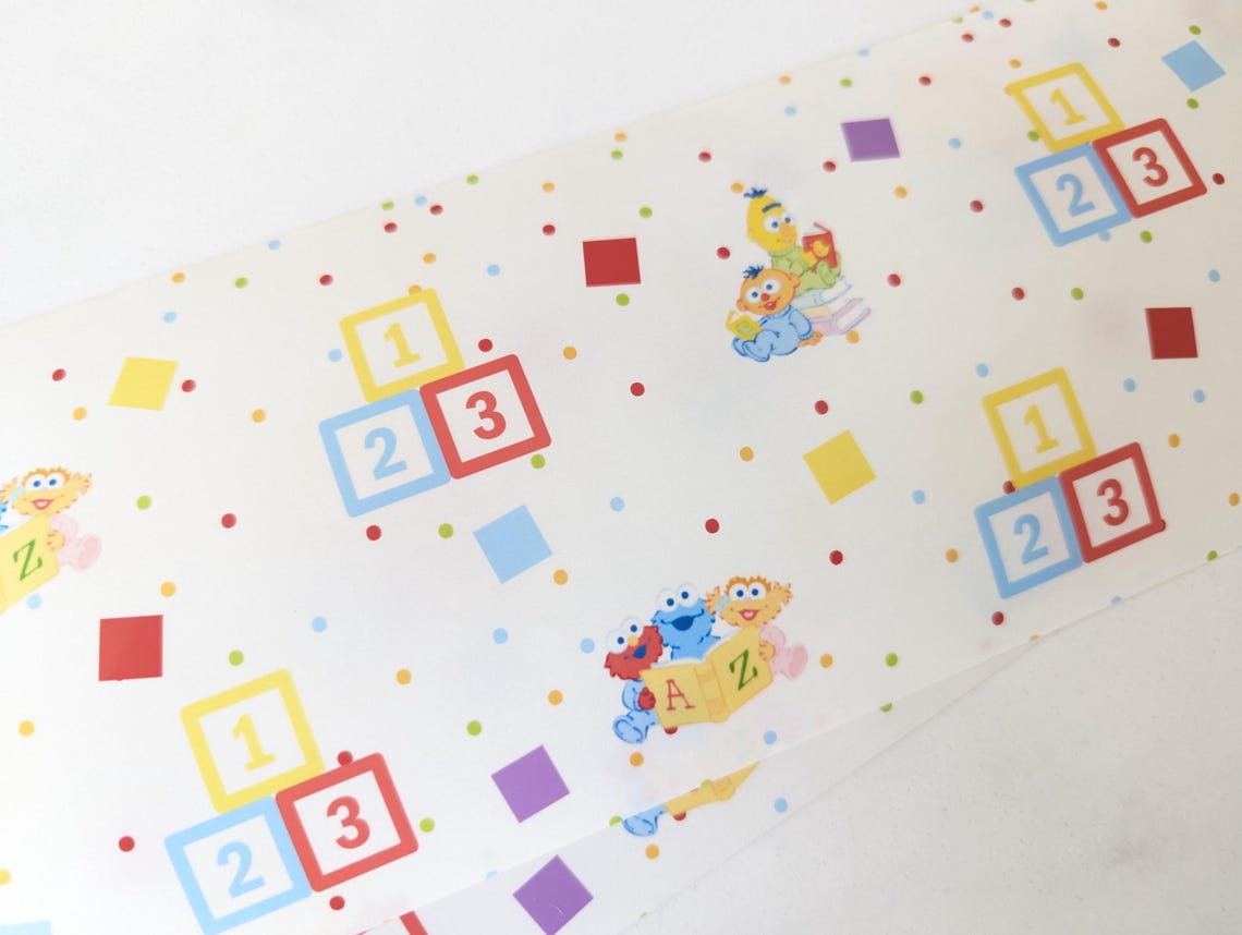 ABDL Vintage Inspired ABC 123 Cartoon Clear Diaper Nappy Tapes - Etsy