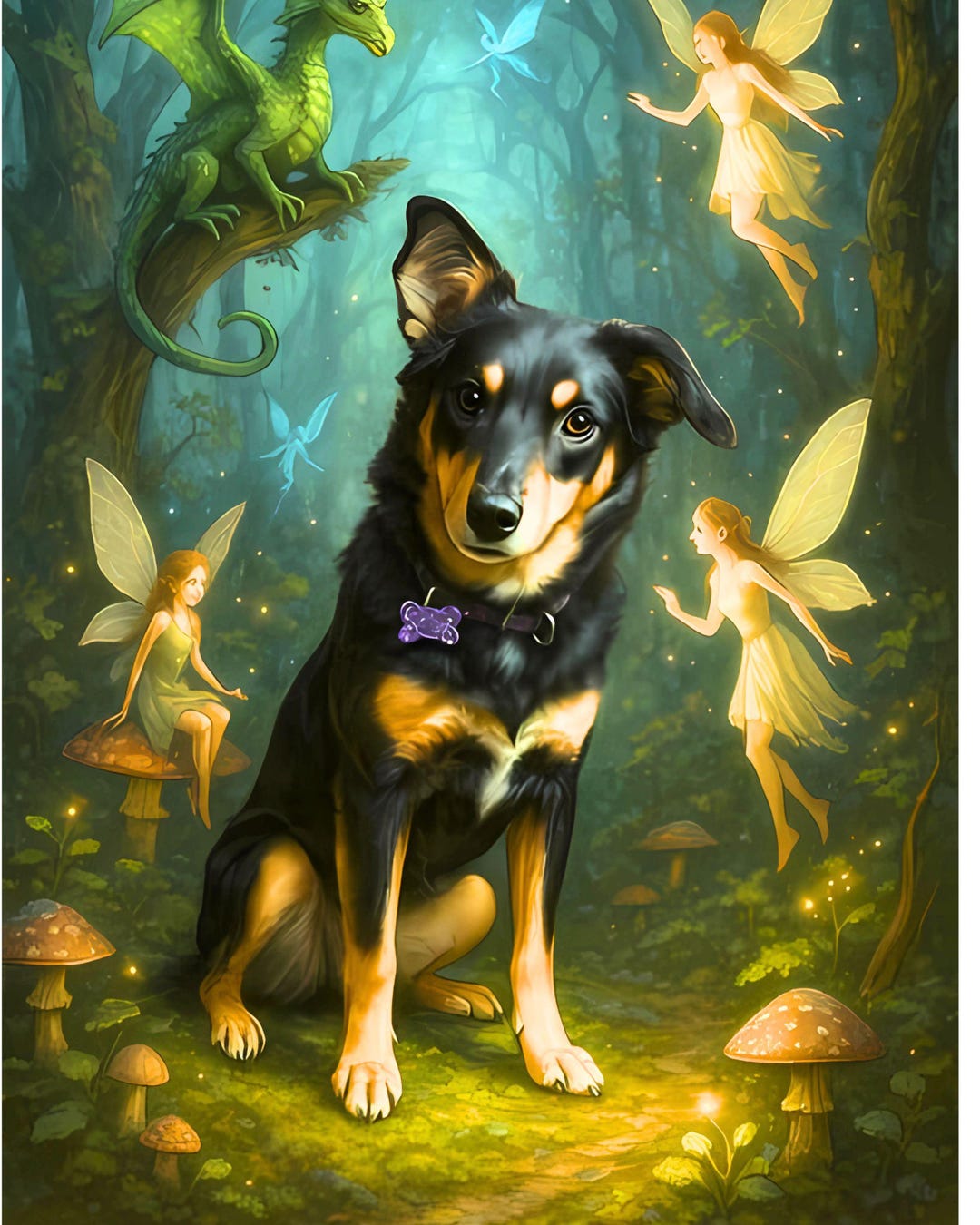 Custom Pet Portraits | Digital Downloads | Personalized Pet Artwork ...