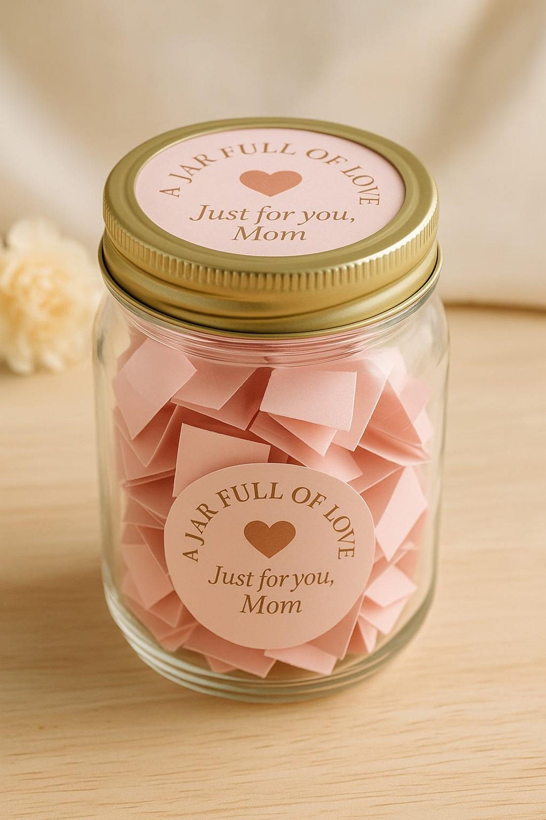Printable Mom Note Jar | 25+ Reasons Why I Love You Notes | Mother’s ...
