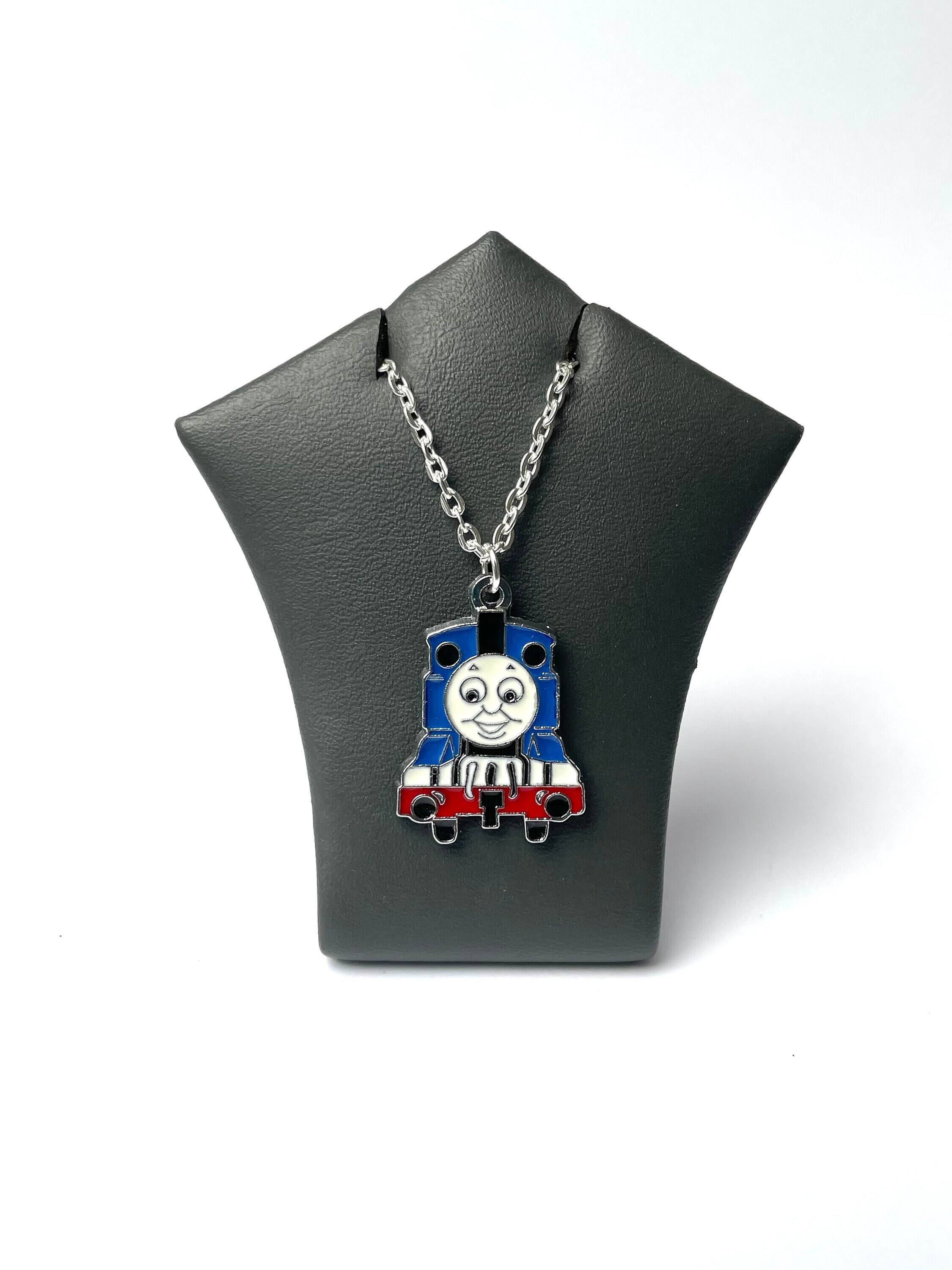 Thomas the Tank Engine Inspired Thomas Necklace - Enamel Pendant Charm ...