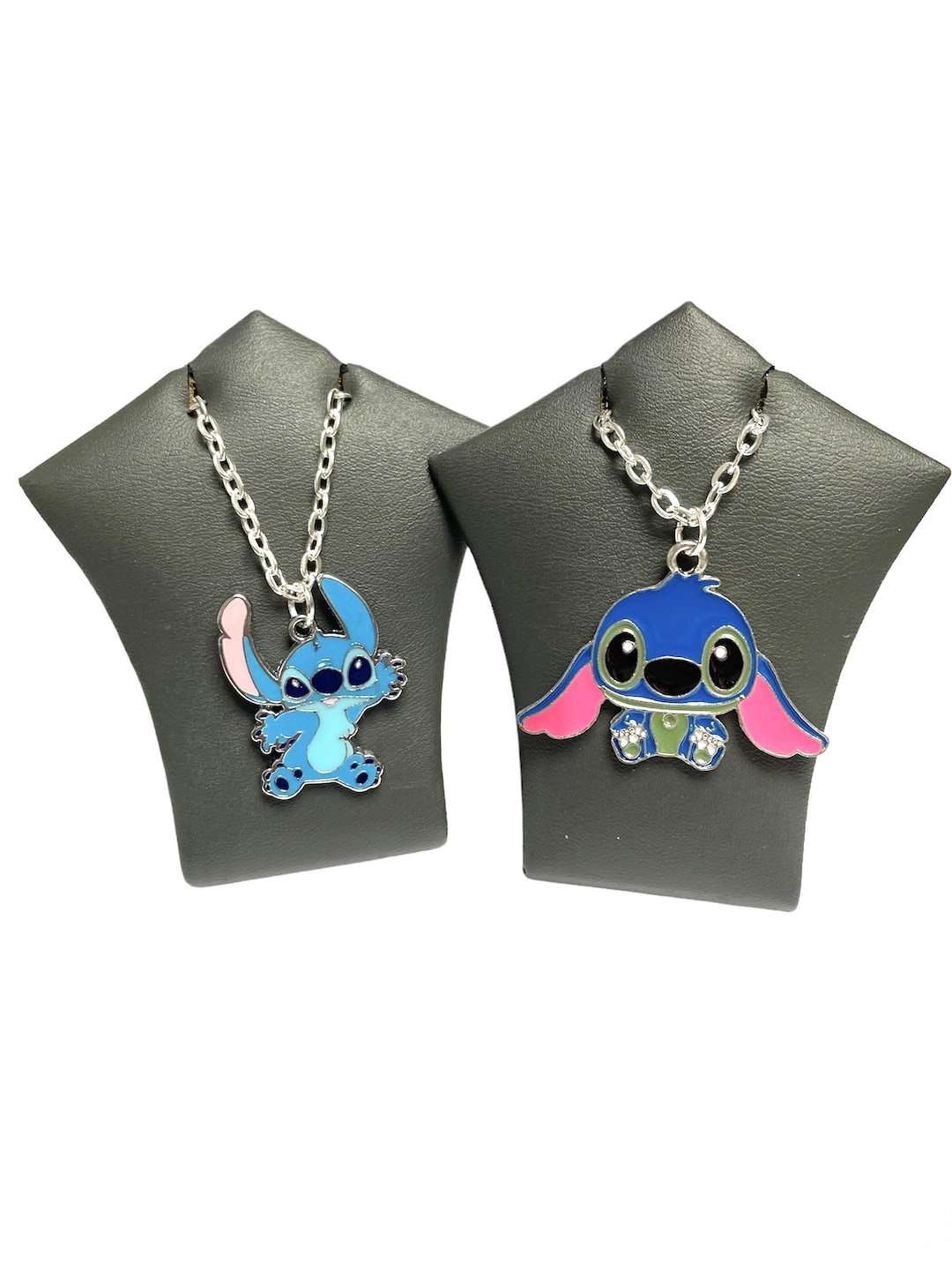 Cartoon Lilo & Stitch Inspired Stitch Necklace - Enamel Pendant Charm ...