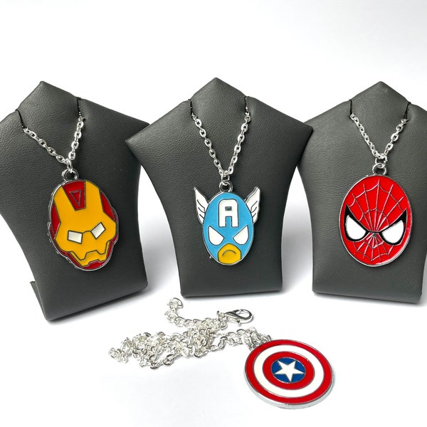 Superhero Pendant - Etsy