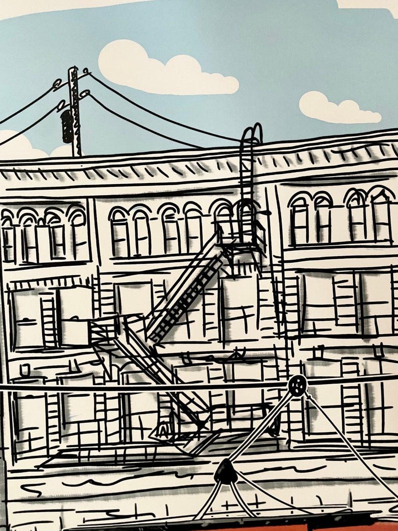 Richmond, VA Trolley Print | RVA | Richmond Art | RVA Coffee Stain ...