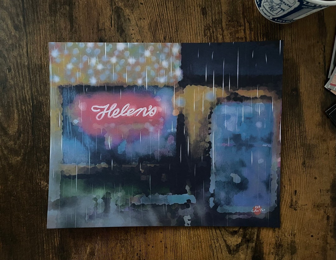 Helen’s in Richmond, VA | RVA | Richmond Art | RVA Gift - Etsy