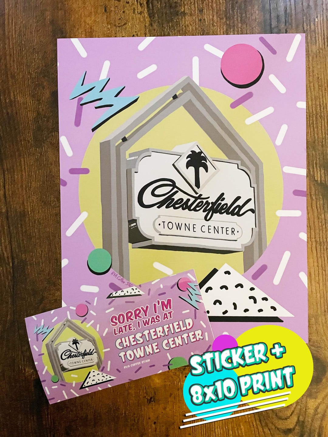 Chesterfield Towne Center Print Sticker Combo the Best Place on Earth ...