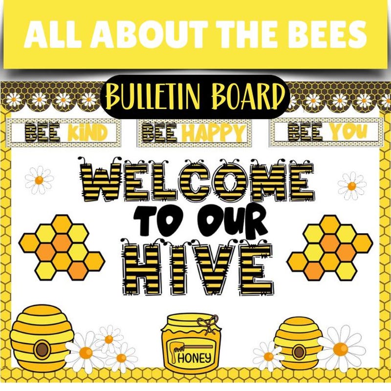 Bee Bulletin Board - Etsy