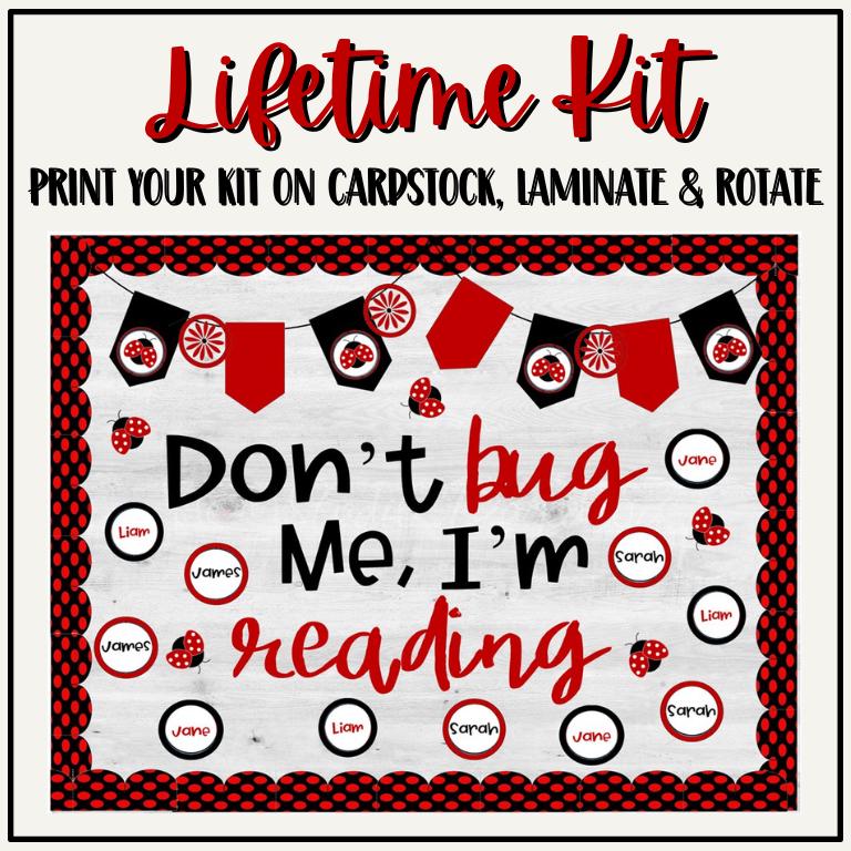 Ladybug Classroom Decor Set | Bulletin Board Kit | Welcome Banner ...