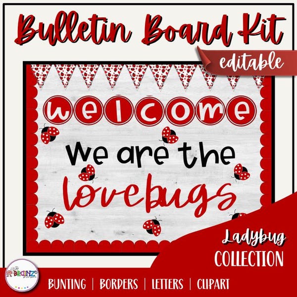 Ladybug Banner - Etsy