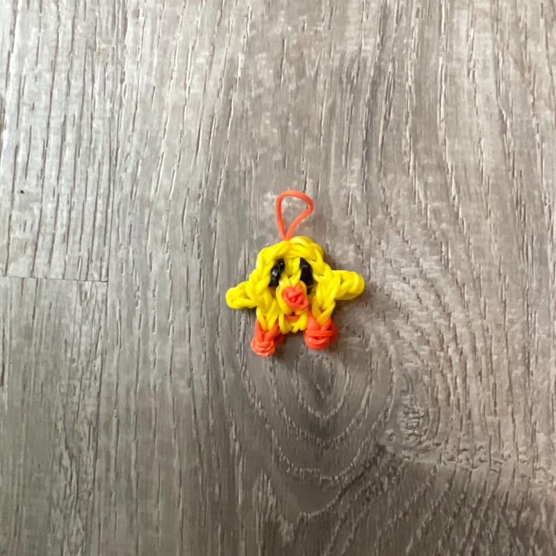 Rainbow Loom Keychain - Etsy