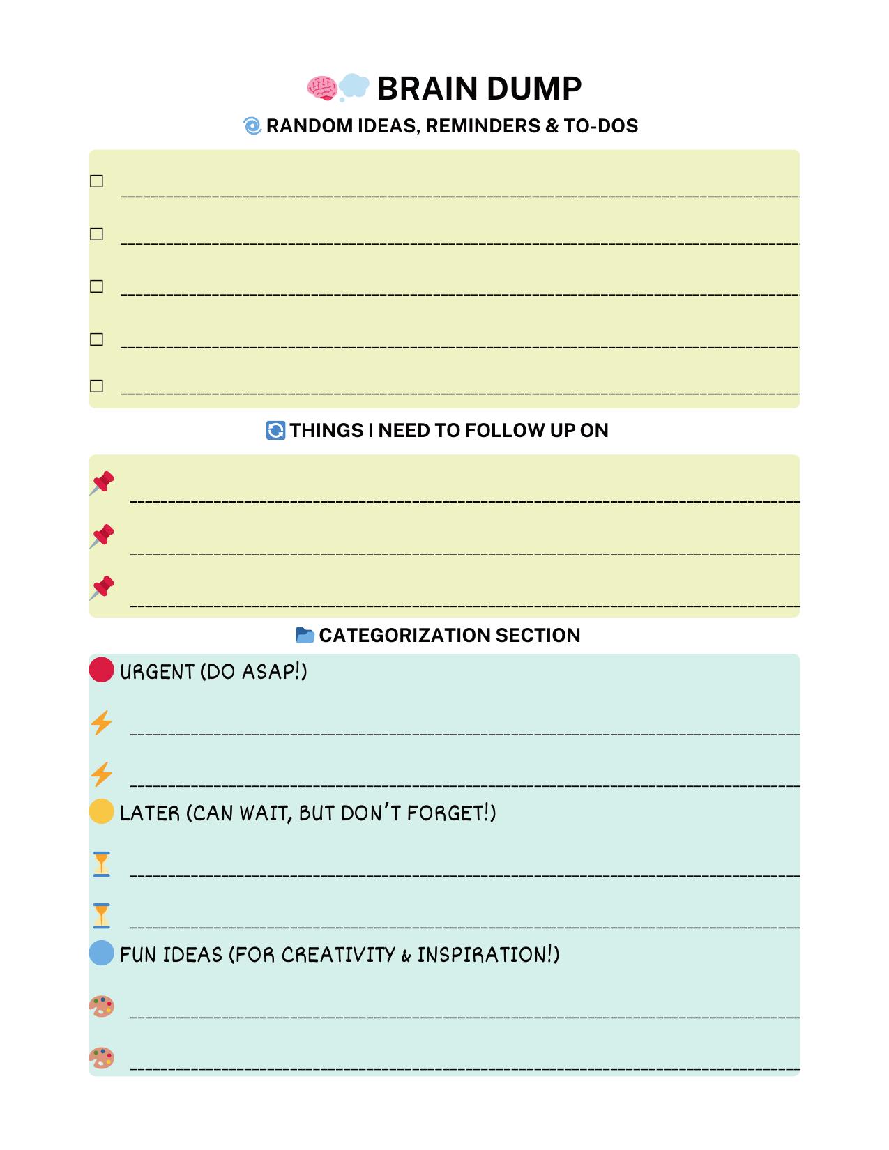 ADHD Productivity Toolkit – Printable Planner for Focus, Routine & Self ...